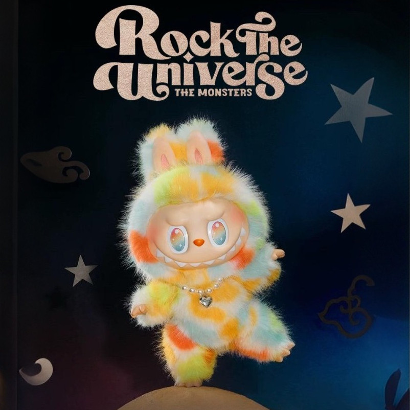 LABUBU THEMONSTERS-ROCK THE UNIVERSE 5.0 17cm Customized Doll Vinyl ...