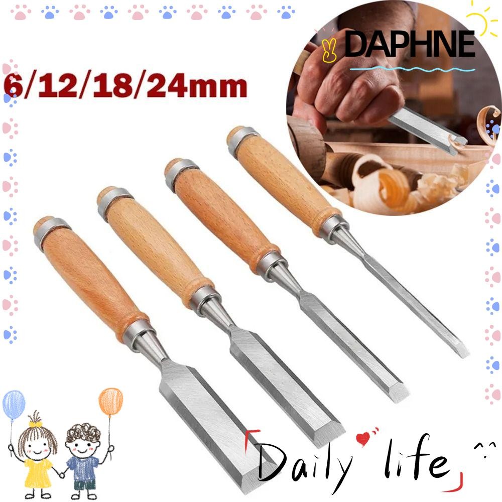 DAPHNE 4Pcs/set Wood Carving Hand Chisel, Manual Hand Tools Woodworking ...