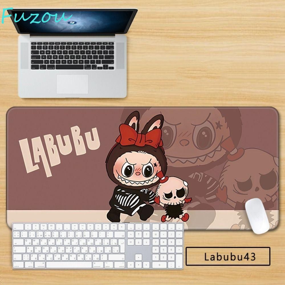 FUZOU Labubu Time Mouse Pads, Anti-Slip Thickened Labubu Keyboard Mat ...
