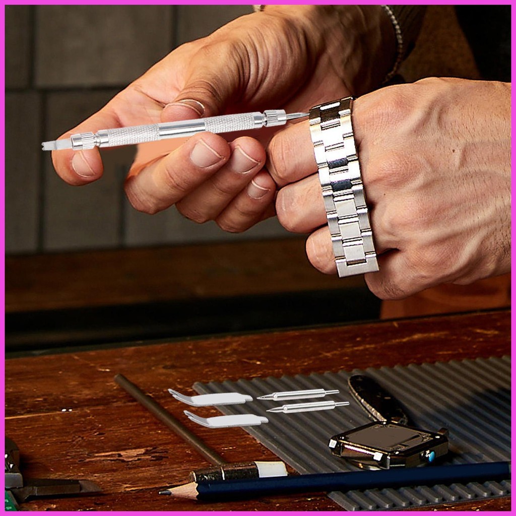 Watch Band Screwdriver Stainless Steel Watch Strap Link Pin Repair Bar ...