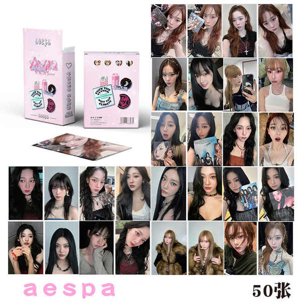 aespa aespa armageddon aespa photocard IVE (G)I-DLE AESPA seventeen BLACKPINK self-printed small ...