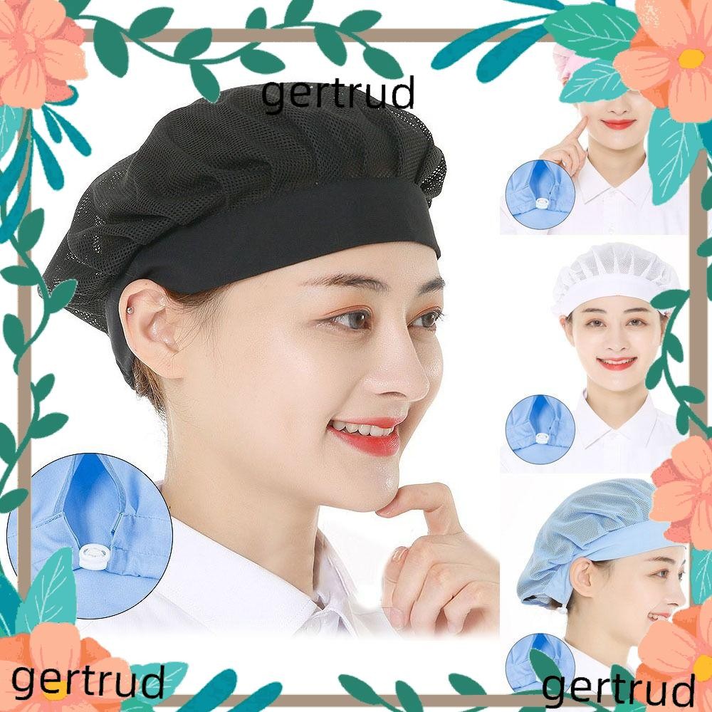 GERTRUD Work Hat, Work Wear Smoke-proof Dust Chef Hat, Chic Breathable ...
