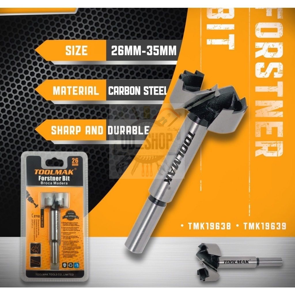 TOOLMAK Forstner Bit 35mm (TMK19639) | Shopee Philippines