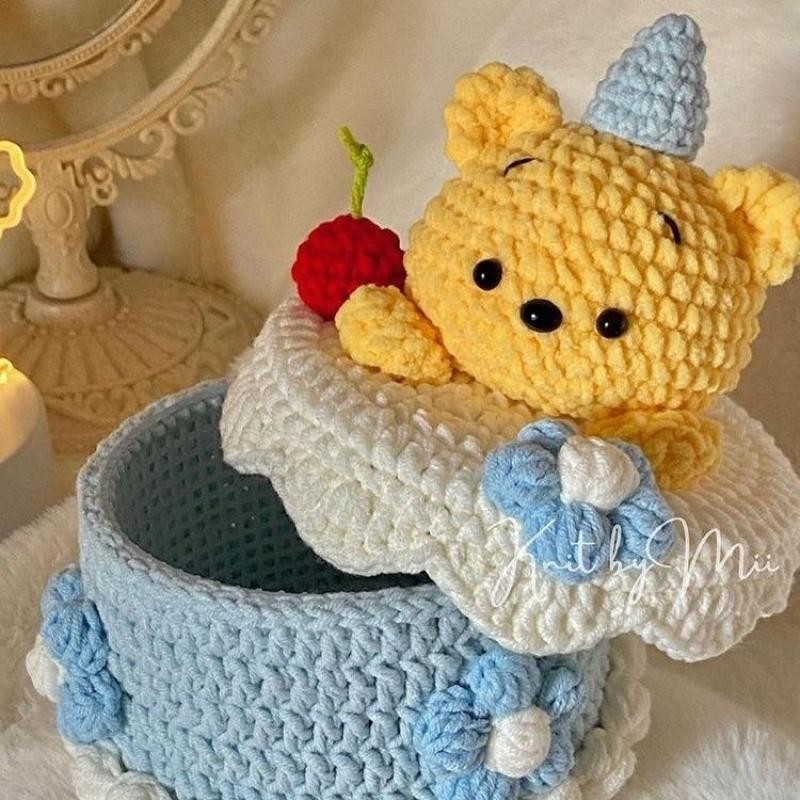 New Store--Handmade Wool Crochet Winnie the Pooh Crochet Winnie the ...