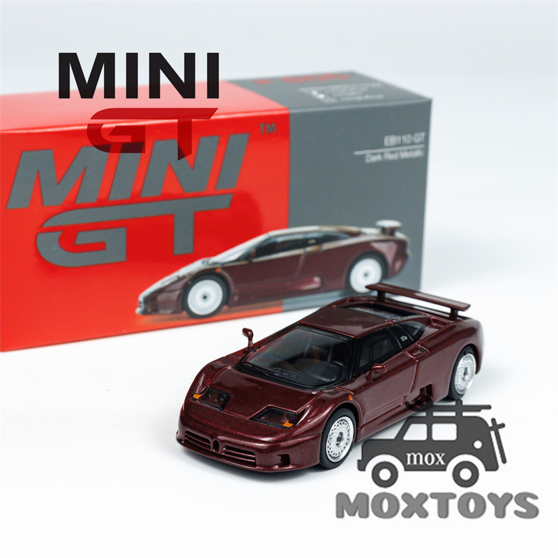MINI GT 1:64 EB110 GT Dark Red Metallic LHD Diecast model car | Shopee ...
