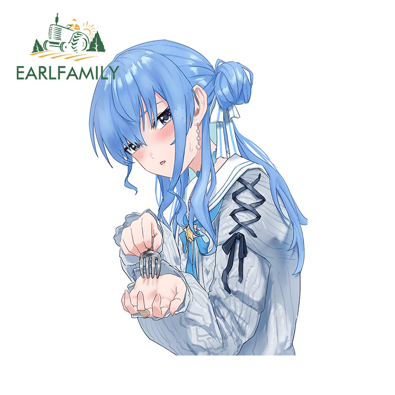 EARLFAMILY 13cm x 9cm Hashimoto Suisei Car Stickers Creative Windows ...