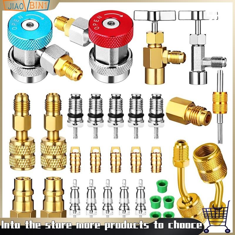 [jiaobin1]AC R134A Adapter Quick Coupler Kit, R134a Tank Tap Valve ...
