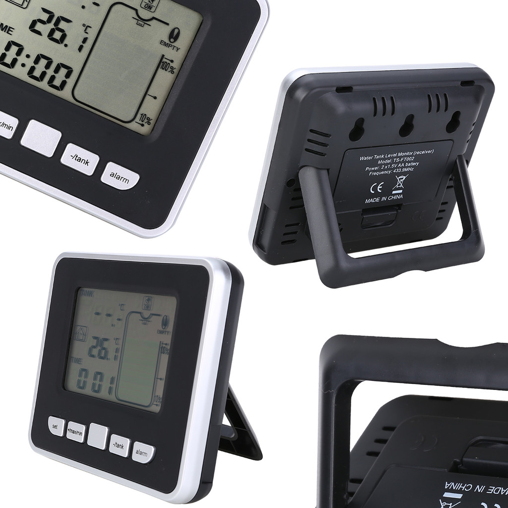 Ultrasonic Water Tank Level Meter Temperature Sensor Low battery ...