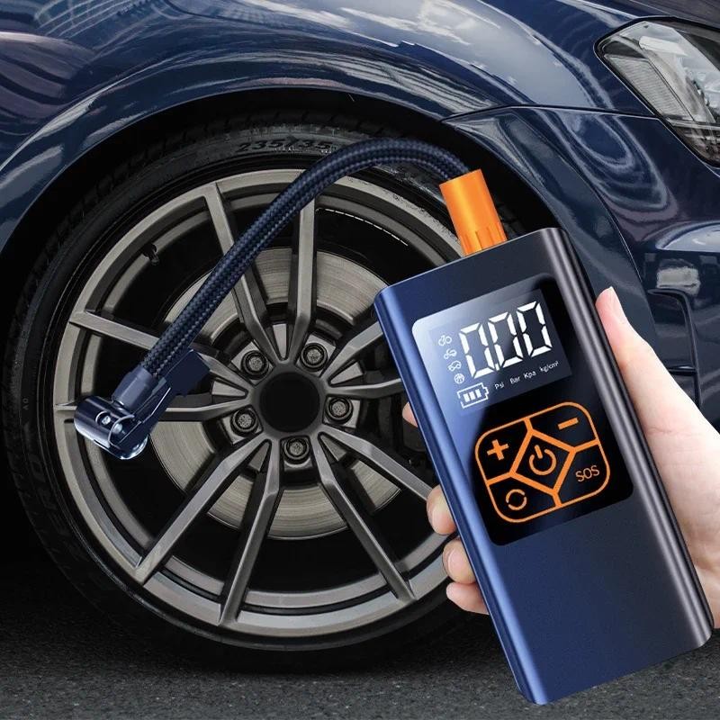 KMIND Wired Wireless Car Air Pump Portable Mini Electric Tire Pump Air ...