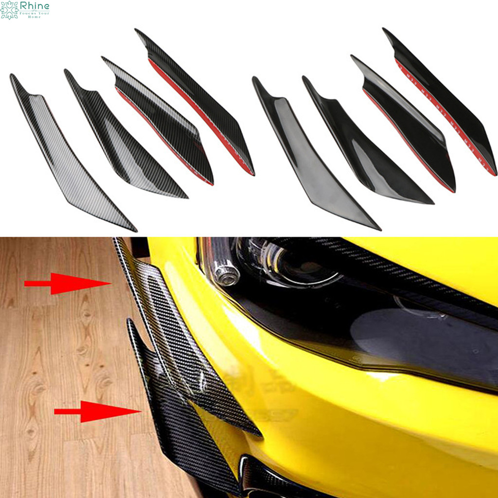 Rhine 4pcs Motor or Car EVO Racing Winglet Carbon color Universal Kits ...