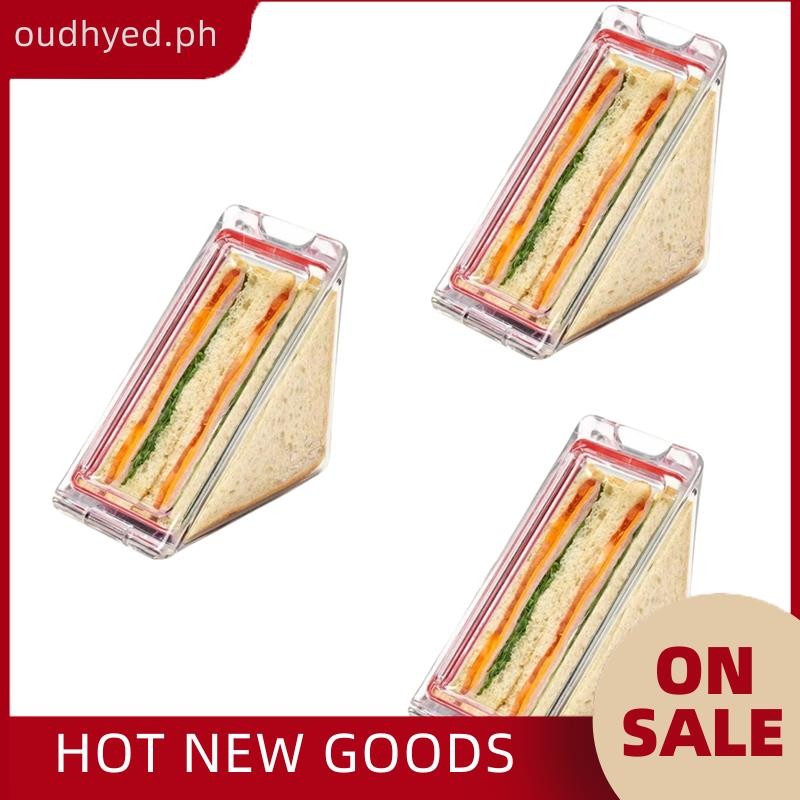 PHOU Triangle Sandwich Container Triangle Clear Plastic Sandwich ...