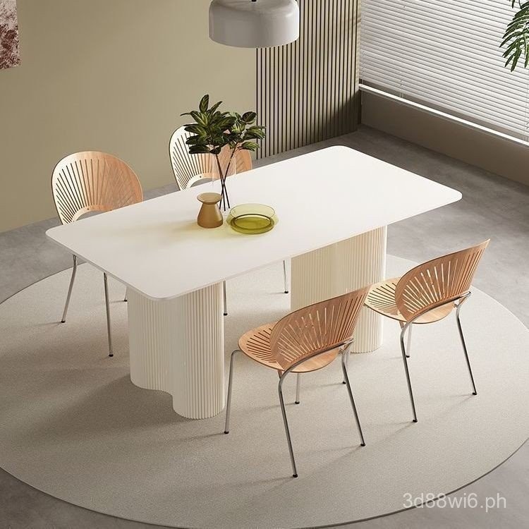 Italian Retractable Kitchen Island Dining Table Integrated Cream Style ...