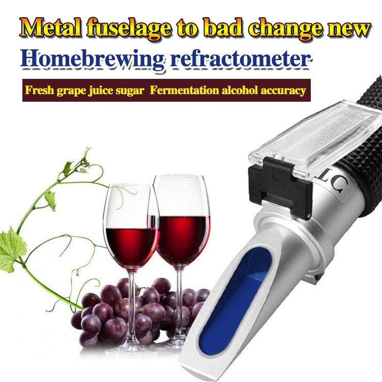 Handheld512Aluminum Core Wine Alcohol Densitometer Measuring Instrument ...