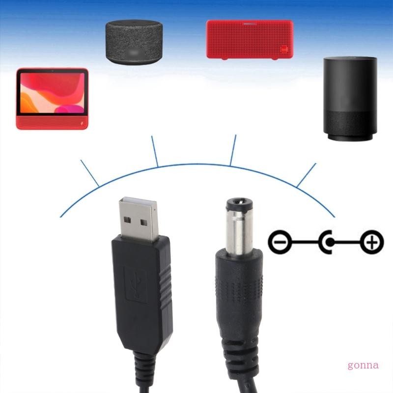 gonna USB to DC5 5x2 1mm Round Hole Booster Line Router Optical-cat ...