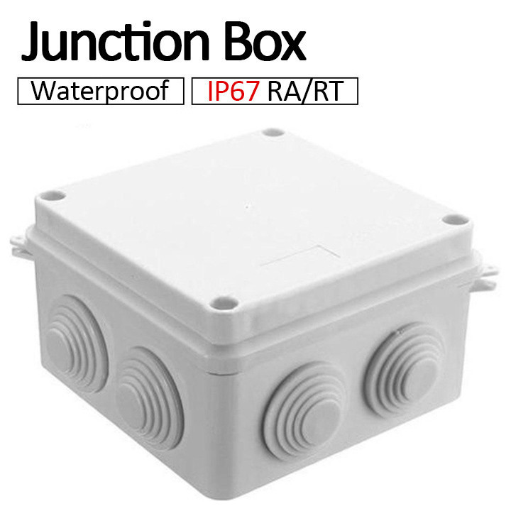 KOVEX IP65 Waterproof CCTV Junction Box Enclosure 100x100x70mm ...