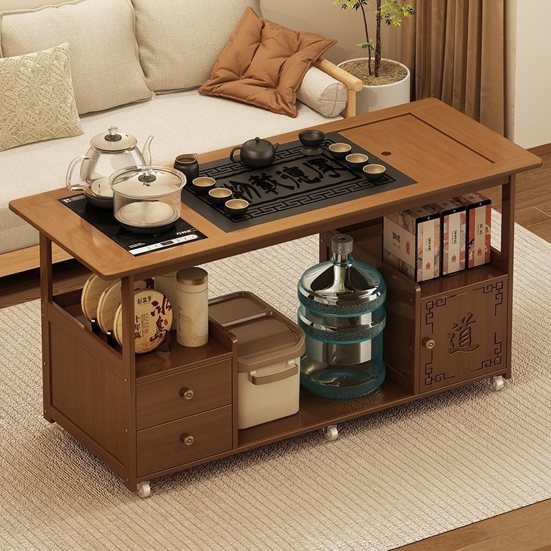 Mobile Tea Table Small Tea Table Kettle Integrated Household Tea ...