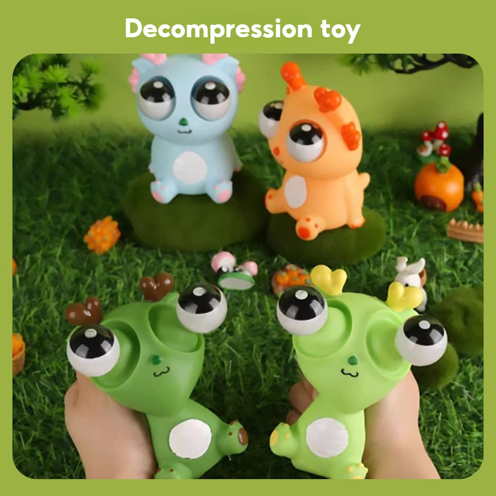Squishy Toy Eye Popping Squeeze Toy Explosive Eye Dragon Adult Kids ...
