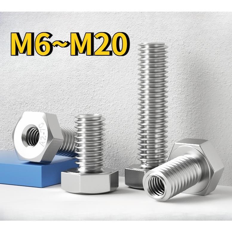 Oh 304 Stainless Steel Outer Hexagon Hollow Screw Inner Outer Thread ...