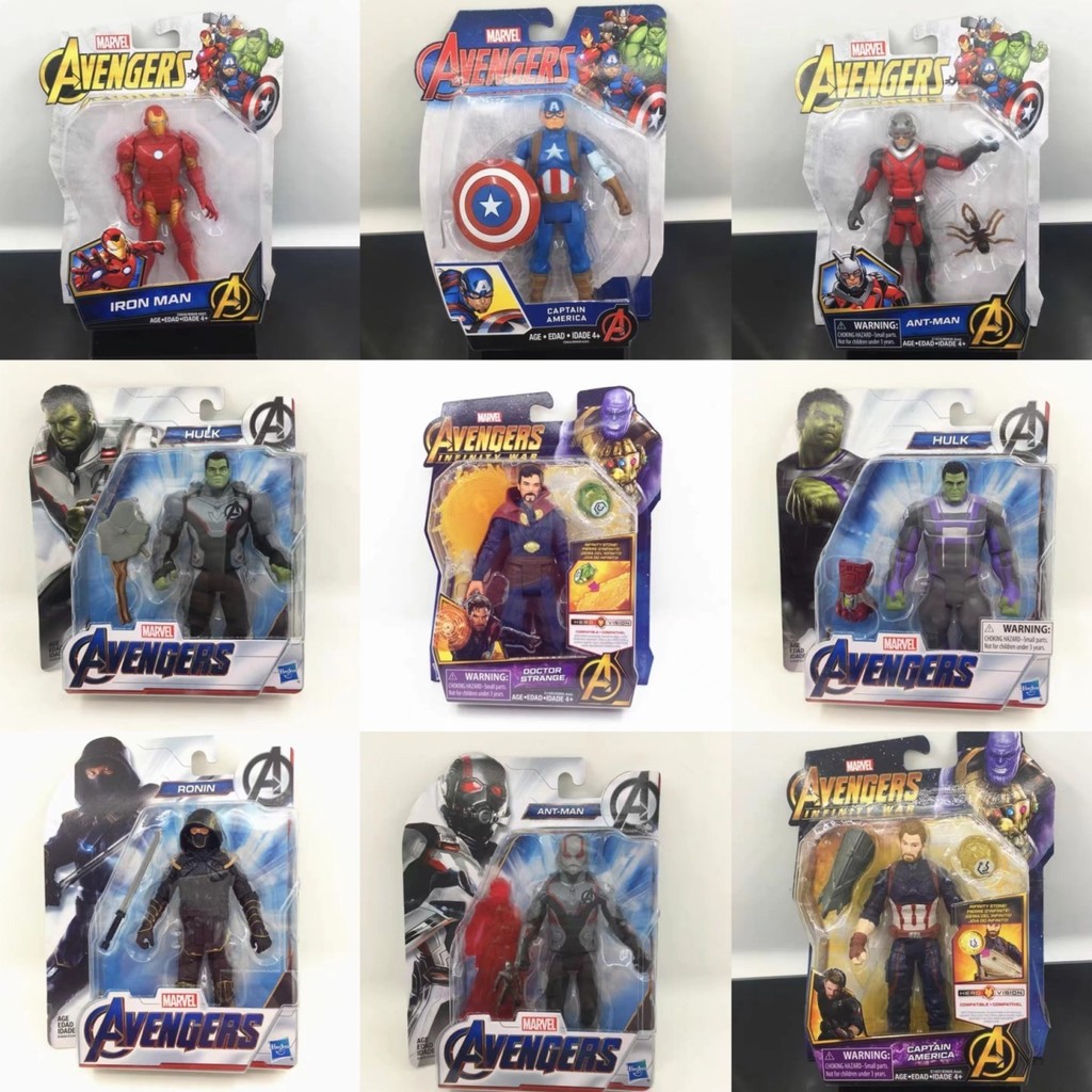 Hasbro Marvel Avengers4Doll6Inch Captain America Iron Man Haoke Thanos Movable Joint | Shopee ...