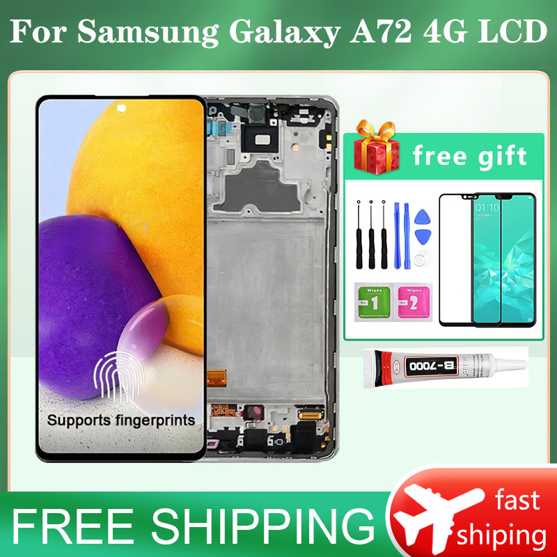 AMOLED Samsung Galaxy A72 4G SM-A725F LCD Touch Screen With Frame Replacement | Shopee Philippines
