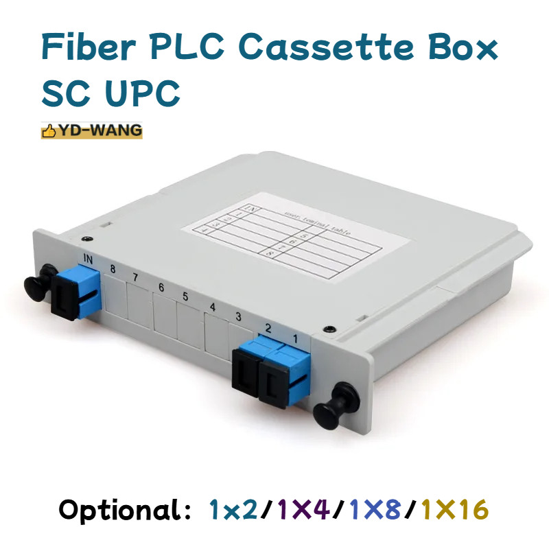 Fiber Optic Splitter SC 1x2/1X4/1X8/1X16 FTTH box 1-2 Splitter box with ...