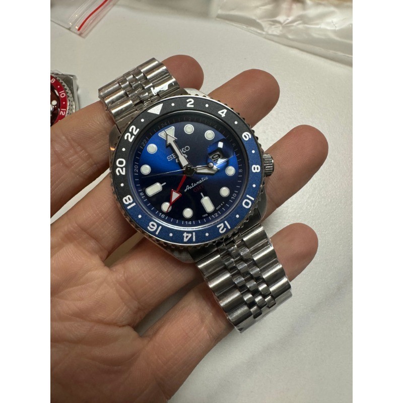 SKO No. 5 GMT Mechanical Men's Watch Steel Band Waterproof Luminous ...