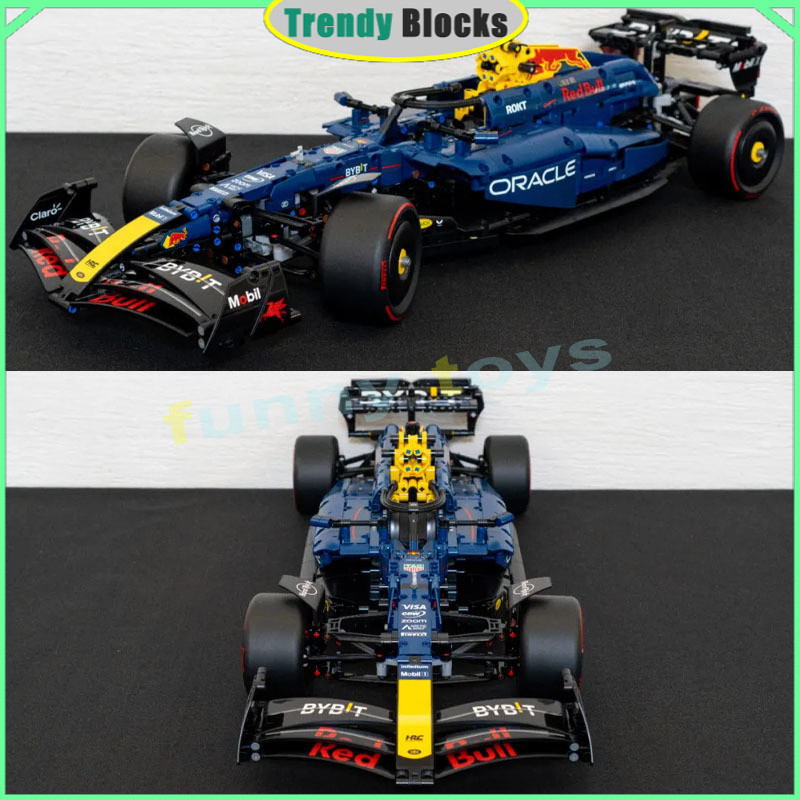 42206 Racing RB20 F1 Car Building Blocks Formula Racing Technic 2-speed ...