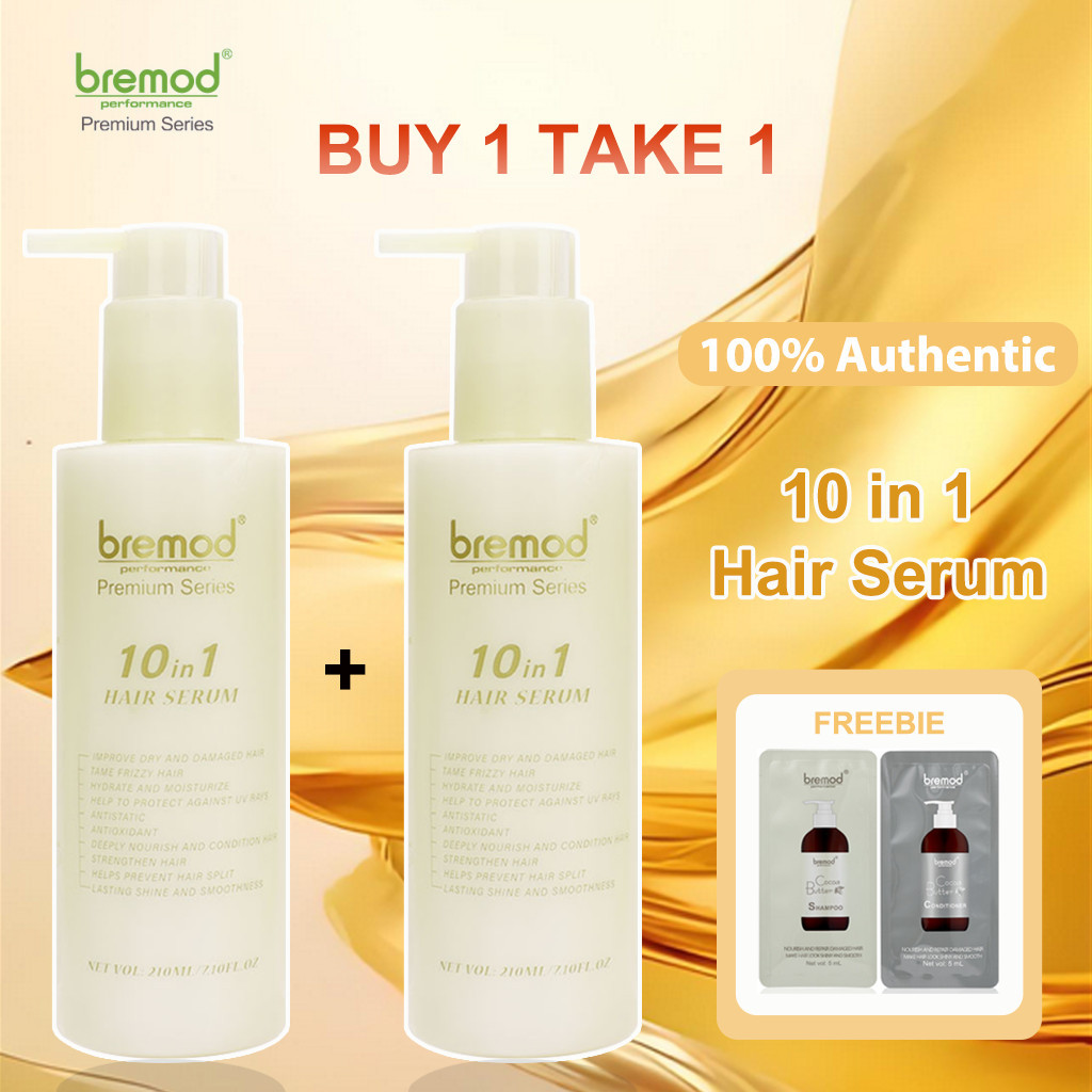 Bremod Premium Series Hair Serum 10 in 1 Smooth and Shiny Nourishes the ...