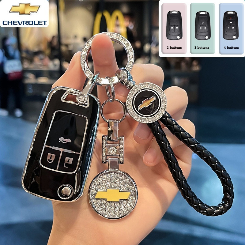 Chevrolet 2/3/4 Buttons Car Remote Key Case For Chevrolet Cruze/Sonic ...