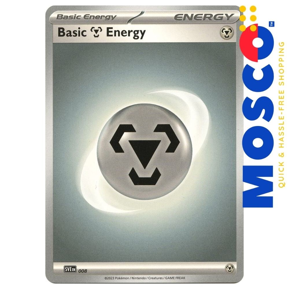 Basic Metal Energy 5pcs - SVE008 Scarlet & Violet | Pokemon TCG ...