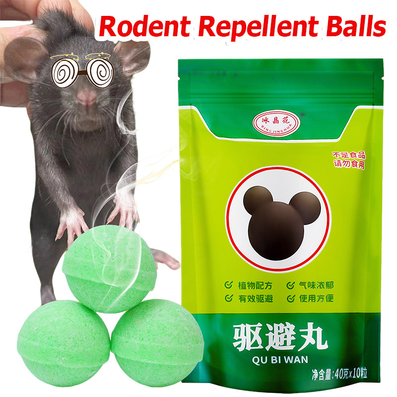 Powerful Rat Mouse Repellent Ball - Mouse Repeller Peppermint Tablets ...