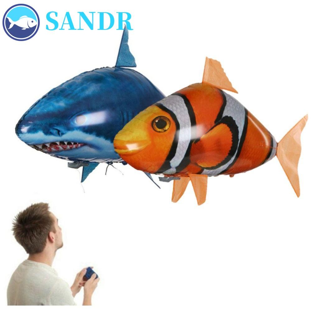 SANDR Air Flying Fish, RC Animal Air Swimming Remote Control Shark ...