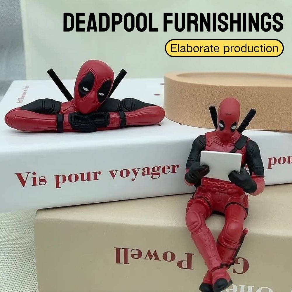 Deadpool Tree Man Groot Car Doll Handmade Model Desktop Car Ornament ...