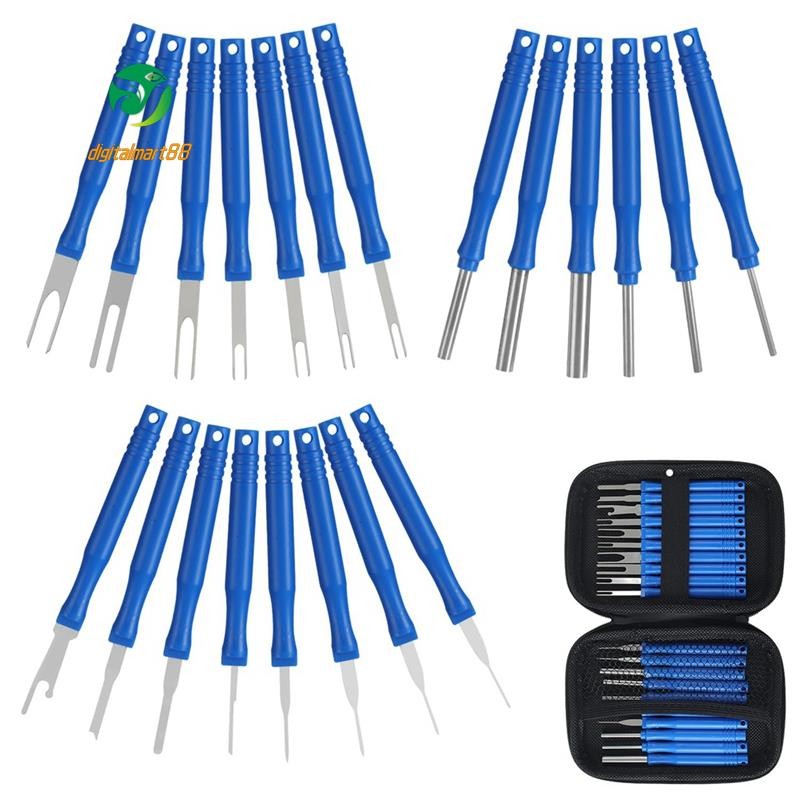 21Pcs Car Terminal Removal Tool Kit Cable Plug Remove Puller Electrical ...