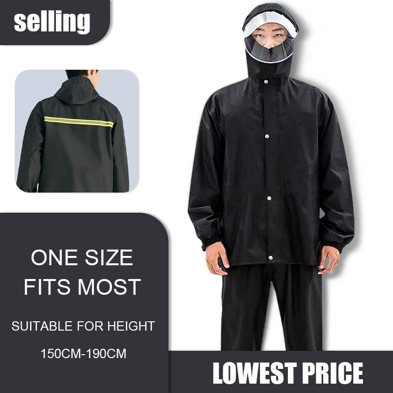 Buy 1 Take 3 Reflective Raincoat Set Adult Rain Coat For Motorcycle ...