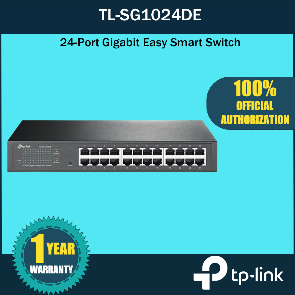 TP-Link TL-SG1024DE 24-Port Gigabit Easy Smart Managed Switch with QoS ...