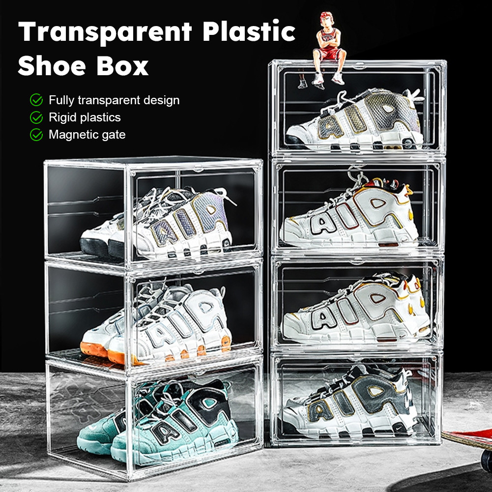 Acrylic Shoe Box Display Box Stackable Acrylic Shoe Box Storag ...