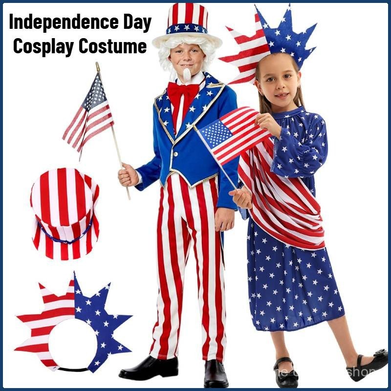 United Nation Costume for Kids Boys Girls Independence Day Cosplay ...