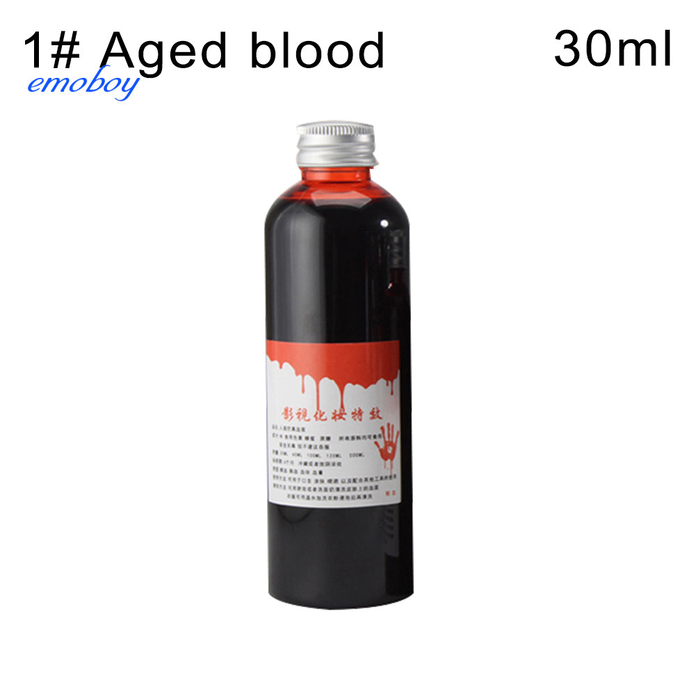 30/60ml/100ml/120ml Fake Blood Liquid Bottle Stage Prank Theatrical ...