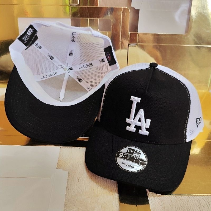 Top Grade New Era trucker Los Angeles Dodgers A-frame curve/snapback ...