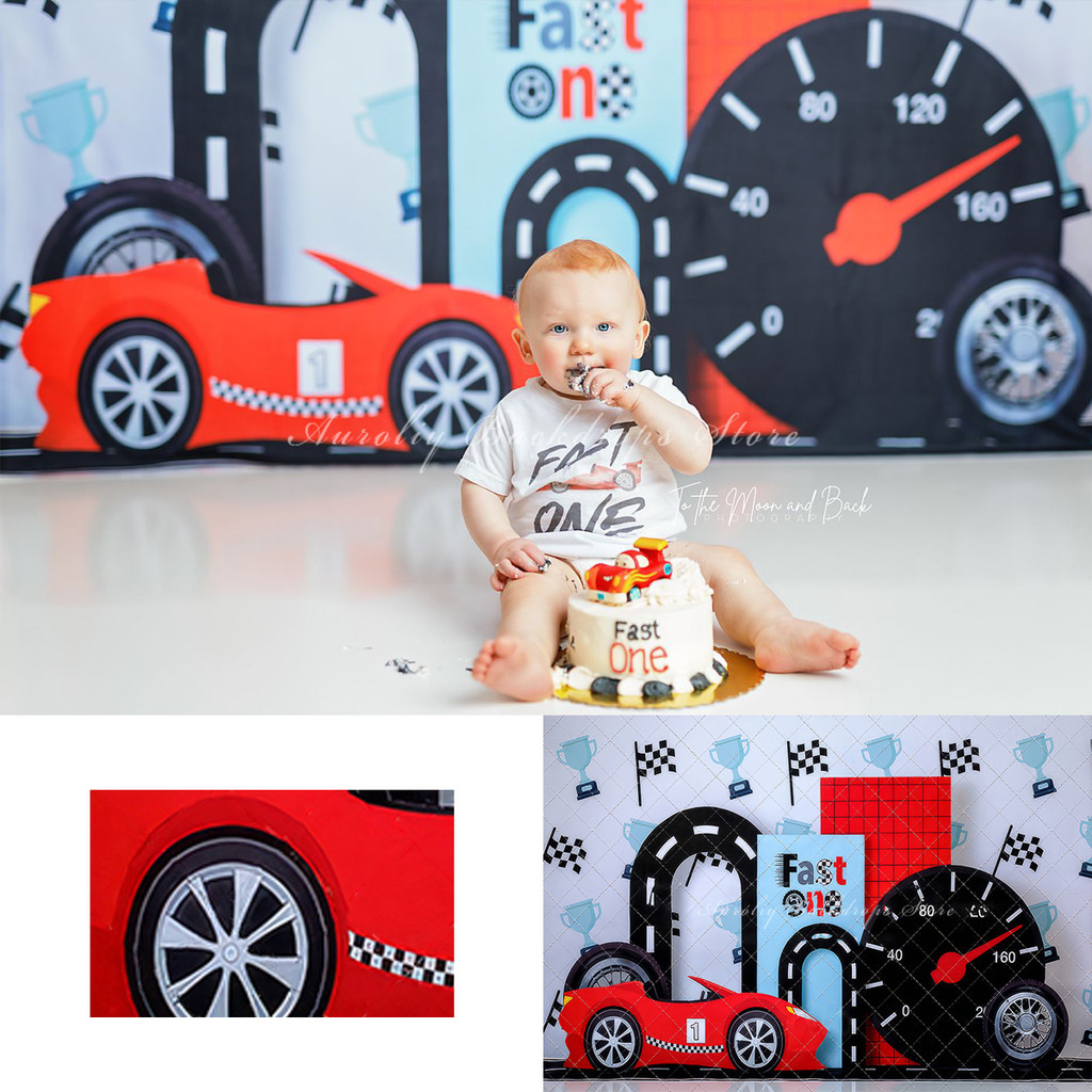 Fast One Backgrounds Cake Smash Adult Family Photography Props Child ...