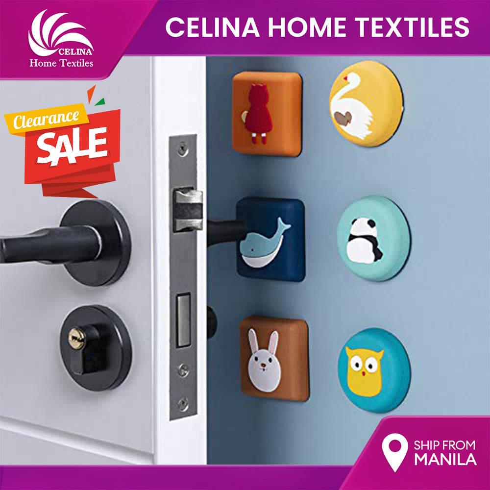 Celina CLEARANCE SALE Anti-Collision Sticker Thickened Door Handle Soft ...