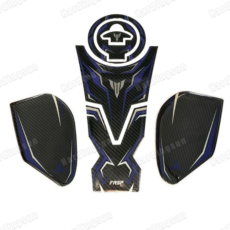 Yamaha MT-15 MT15 5D Cabon Fiber Motorcycle Anti Slip Gas Tank Pad ...