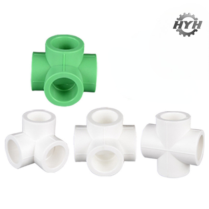 [HYH] Ppr Water Pipe Four-Way Joint Corner Three-Dimensional Abnormal Surface Equal Diameter ...