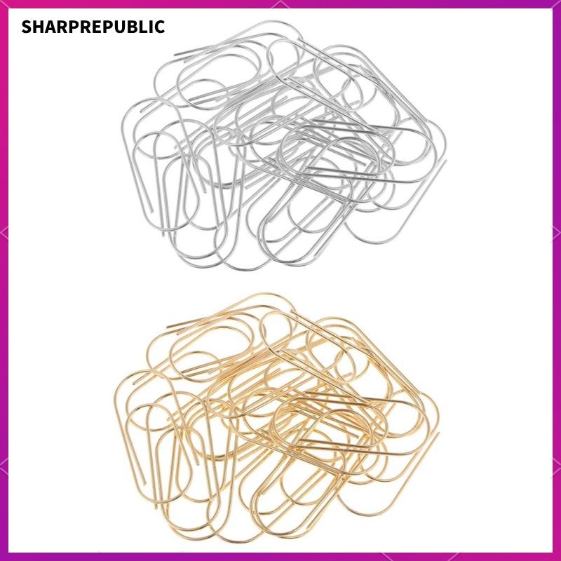 [Sharprepublic] 20 Pack Large Metal Paper Clips Jumbo Bookmark ...