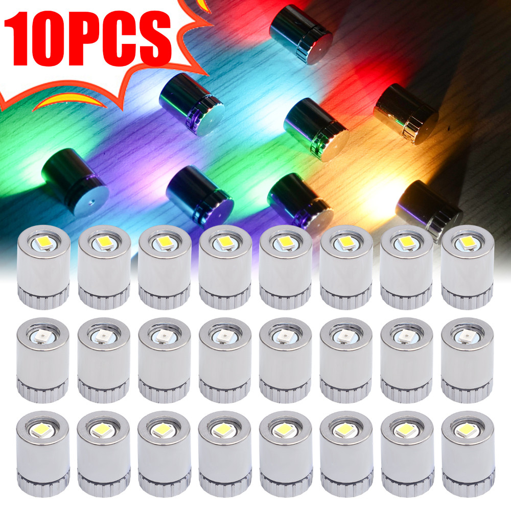 10Pcs Mini LED Battery Operated Electronic Small Colored Lamps Party ...