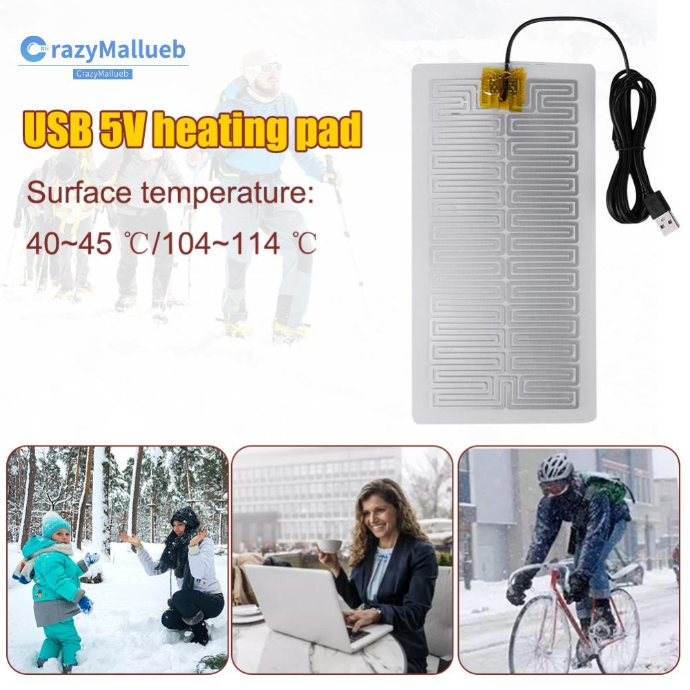 USB 5V Heating Pad Plug And Play Warm Plate Heater Sheets for Mouse Pad ...