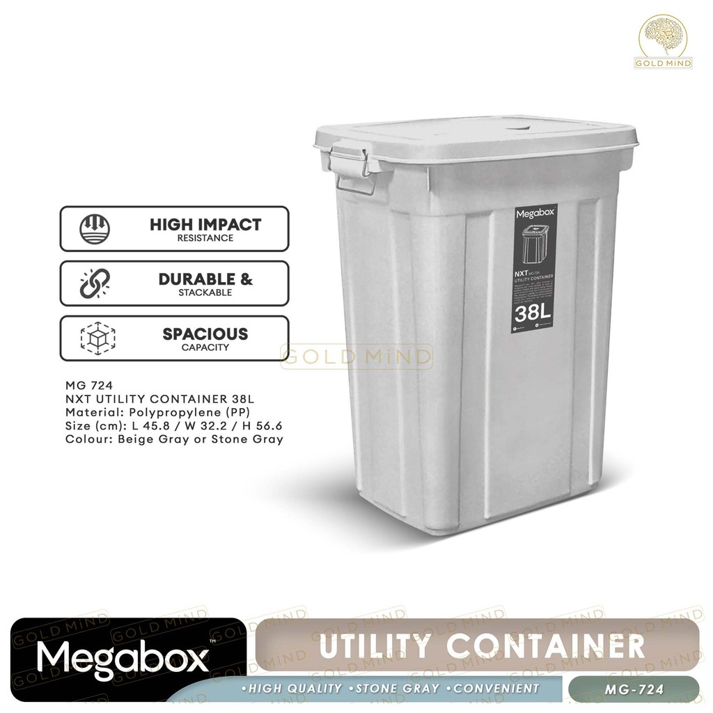 Megabox NXT Utility Container 38 Liters Water container / Waste ...