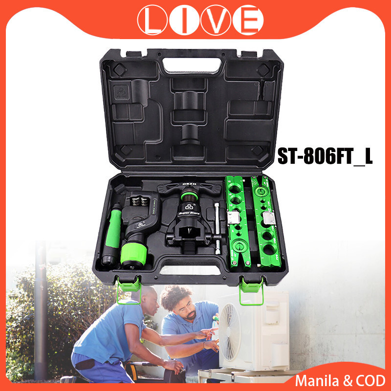 ST-R806FT-L Copper Pipe Expander Set Air Conditioner Metric Reamer ...