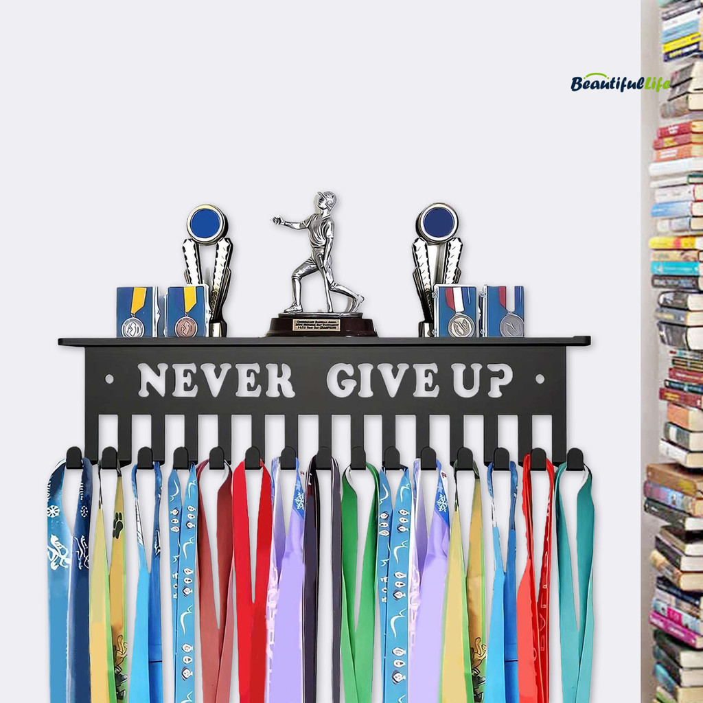 Beautifullife Medal Holder Display Metal Medal Hook Stand for Awards ...